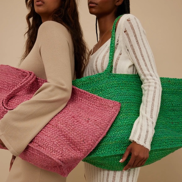 ASOS | Bags | Nakd Green Rectangular Beach Bag | Poshmark